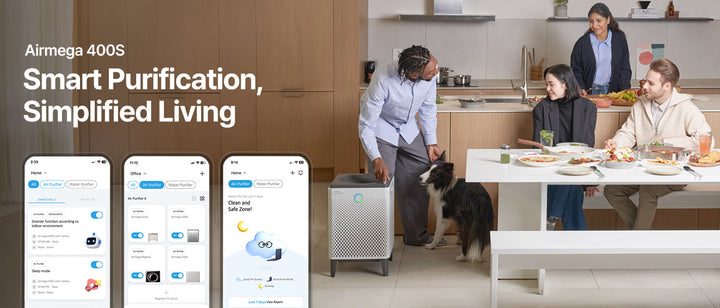 Coway Airmega 400S Smart Air Purifier | Home Air Purifier, Wifi-Enabled ...